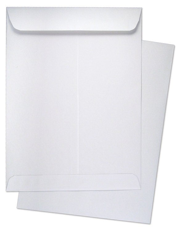 10" x 13" Catalog (Open End) Envelope, 28lb. White, Gum Flap – Cashier ...