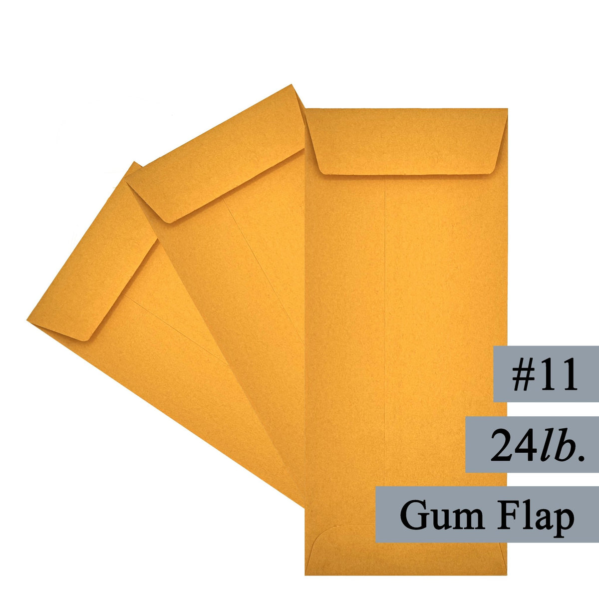 #11 Policy Envelope, 4 1/2 x 10 3/8, 24lb. Kraft, Gum Flap – Cashier Depot